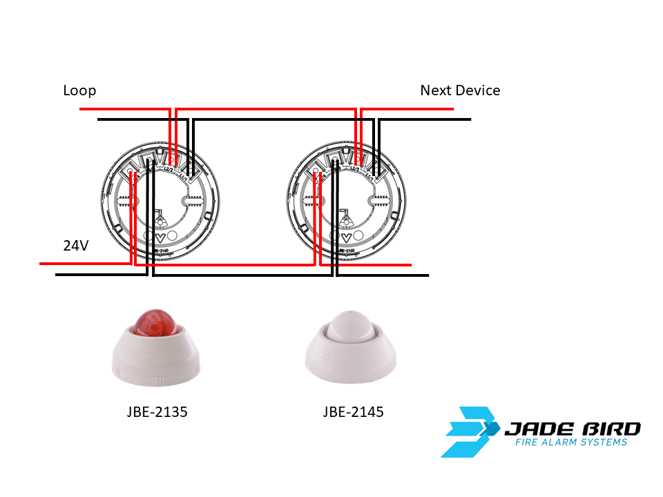 Esquemas conexion | Jade Bird Europe Fire Alarm Systems